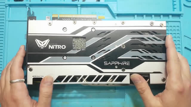 蓝宝石RX570显卡12V大短路,要不是矿卡涨价都没人修