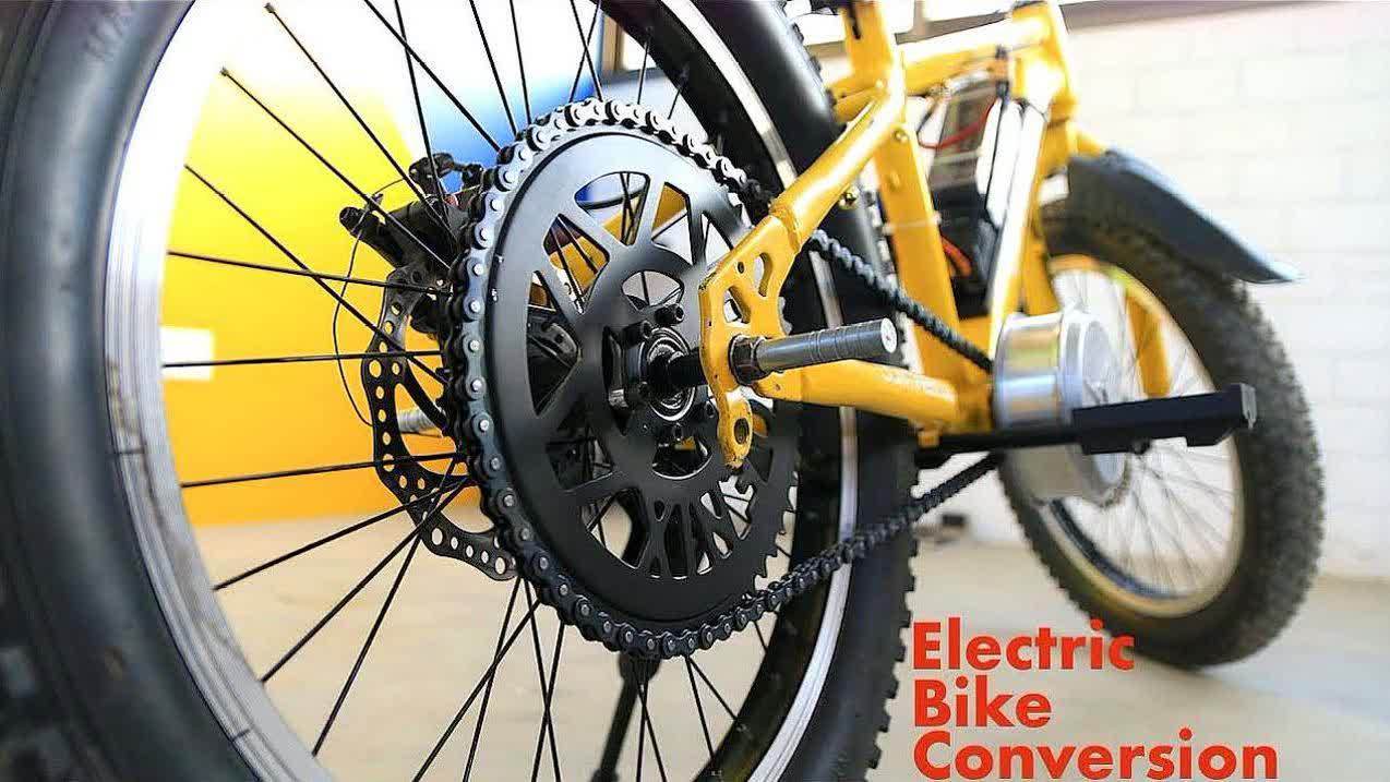 自行车秒改电动车,这波操作看似简单,成品秒超摩托车