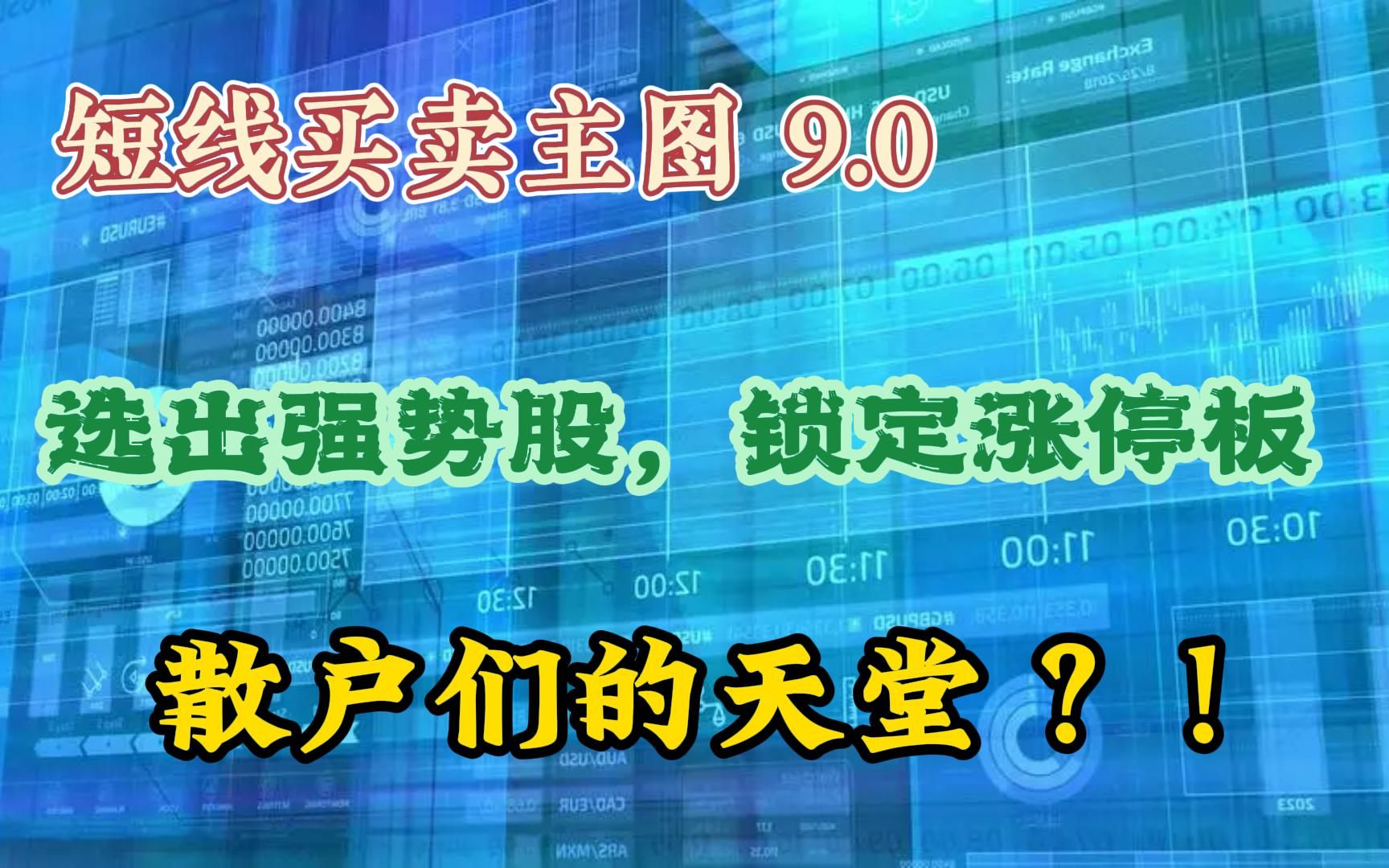 通达信短线买卖主图指标公式,选出低位盘整且有主力的强势股,锁定...