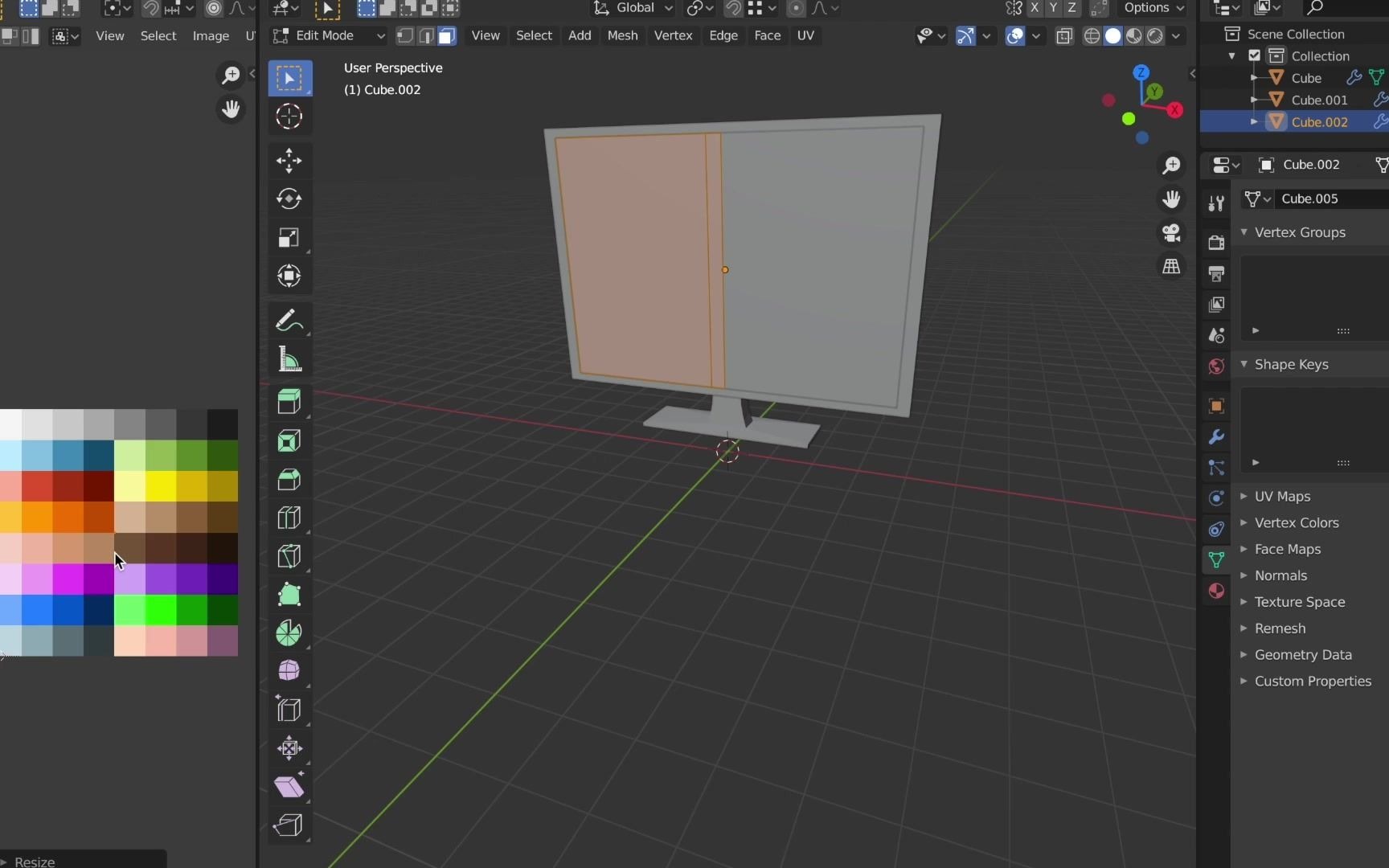 7分钟教你如何用Blender软件3D建模液晶电视