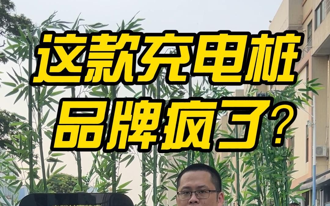 【立牌充电桩】这个品牌疯了,居然研发出这样独一无二的充电桩!
