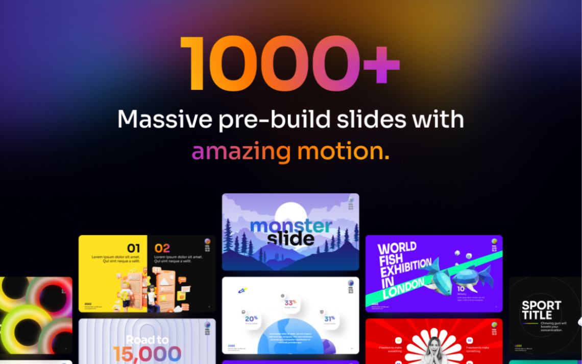 绝了!这套1000页全动画PPT模板每一页都堪称精品