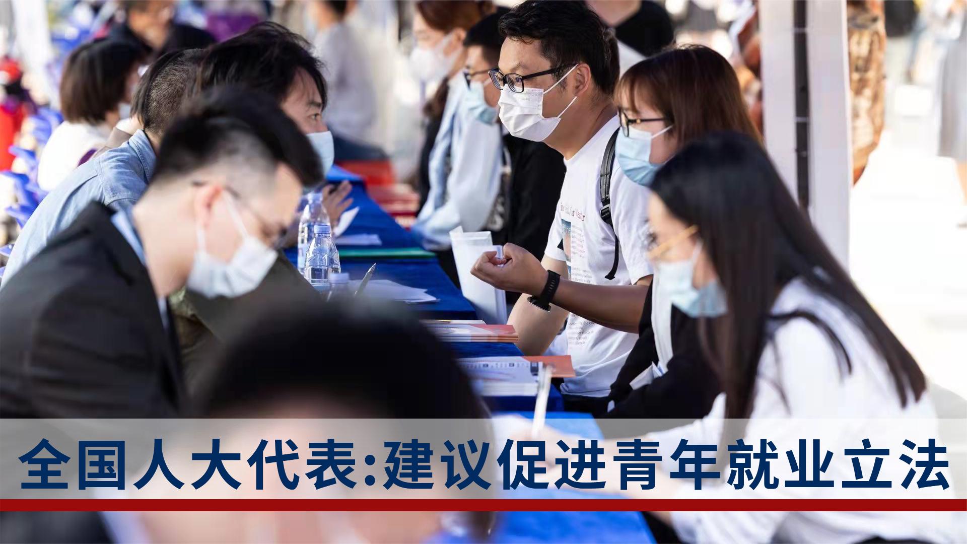 全国人大代表:建议促进青年就业立法,增强青年就业的信心和底气