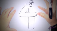 儿童简笔画:如何画数字 _画学习数字 简笔画教学视频
