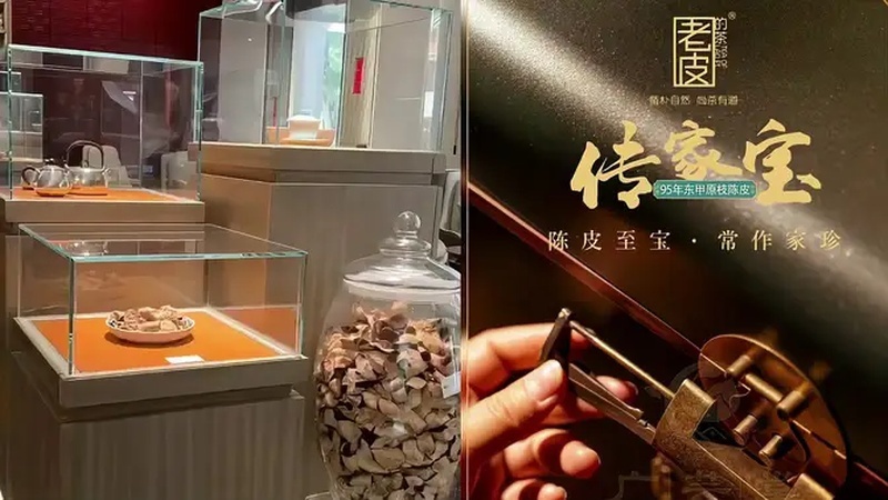 博物馆里的新会陈皮,可谓是传家宝级别了!