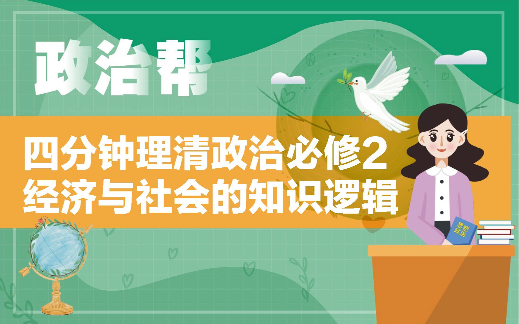 四分钟理清政治必修2经济与社会的知识逻辑