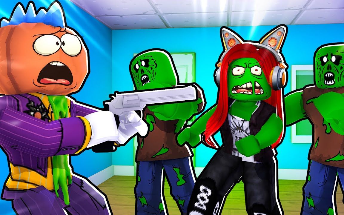 Roblox杀手模拟器:万圣节丧尸感染!我居然被偷袭了!