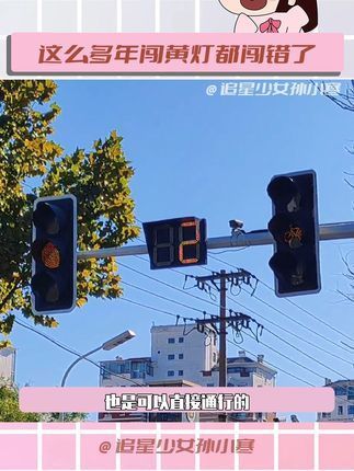 以后真得长长记性!看到黄灯谨慎驾驶!#闯黄灯到底违不违规