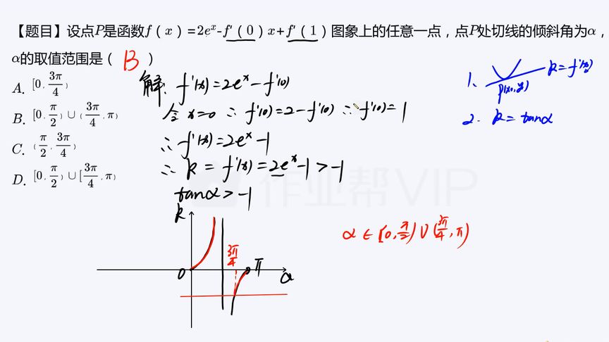 高中数学:导数几何意义