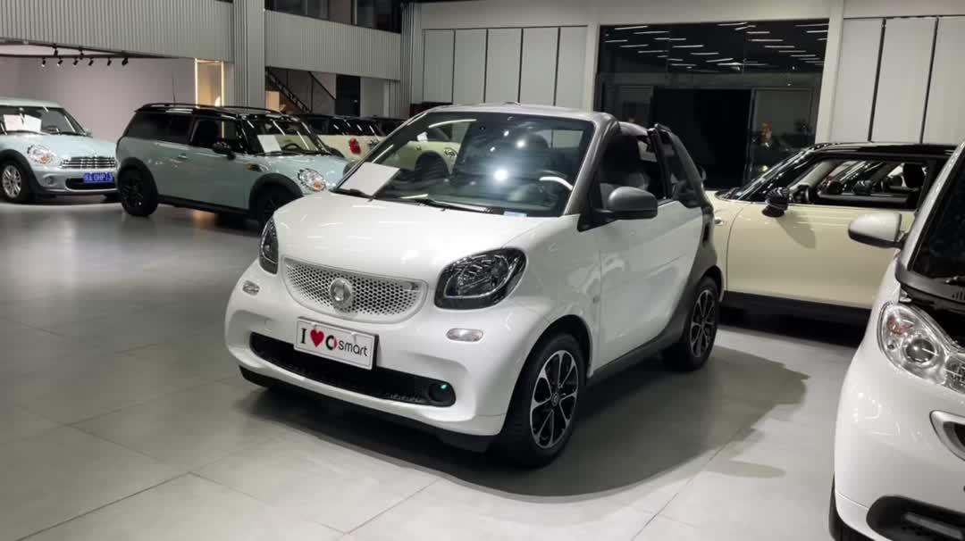 2万公里的原漆敞篷smart喜欢别错过