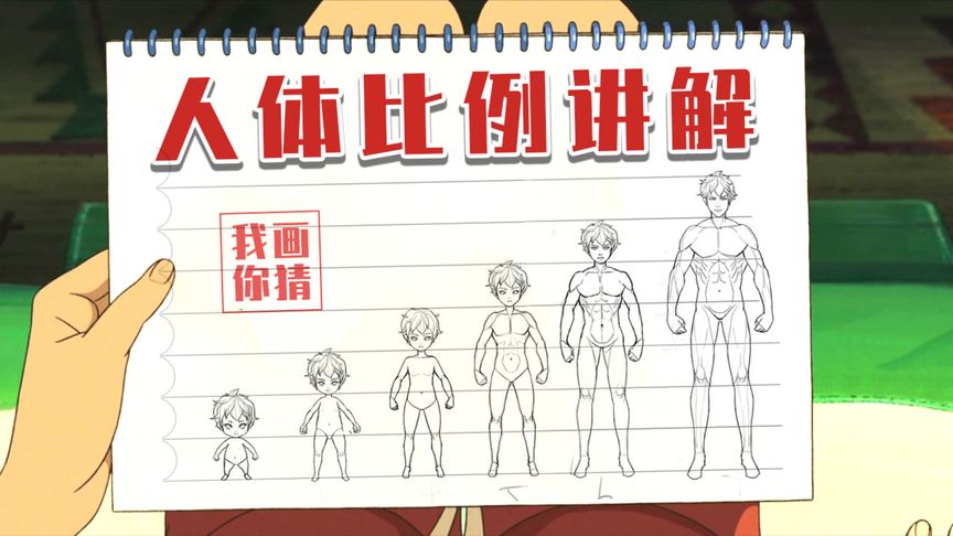 角色人体比例讲解!教你画出好看的人体!