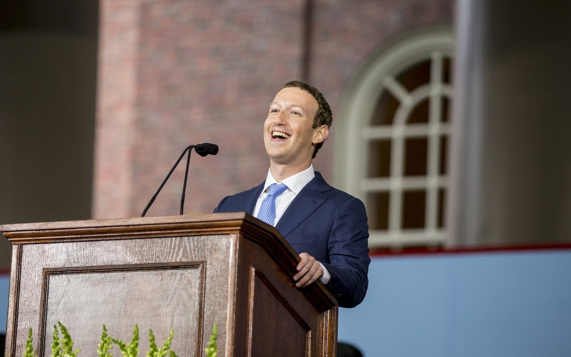 Facebook创始人马克·扎克伯格在哈佛大学毕业式上的演讲