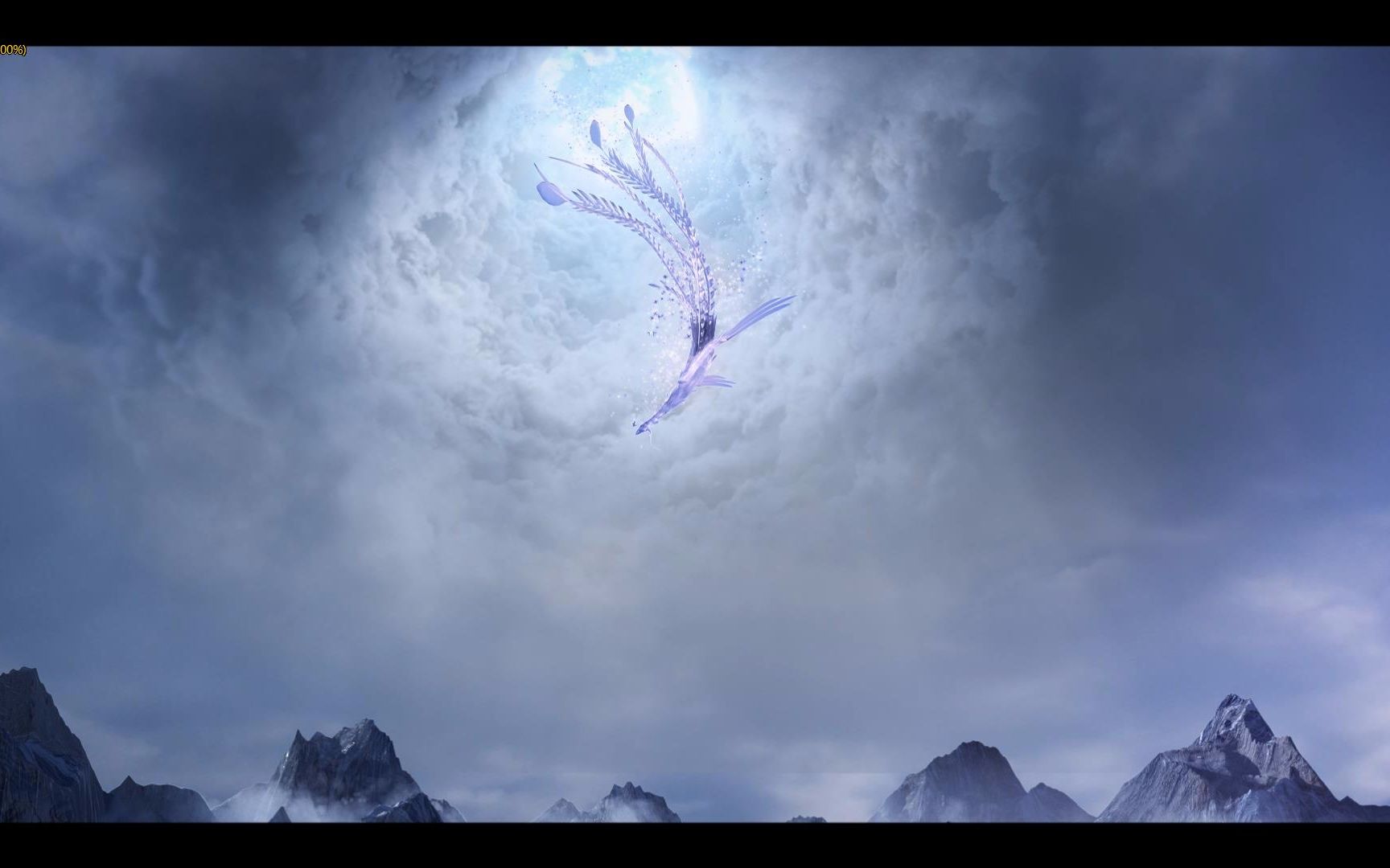C4D天空奇幻森林动画