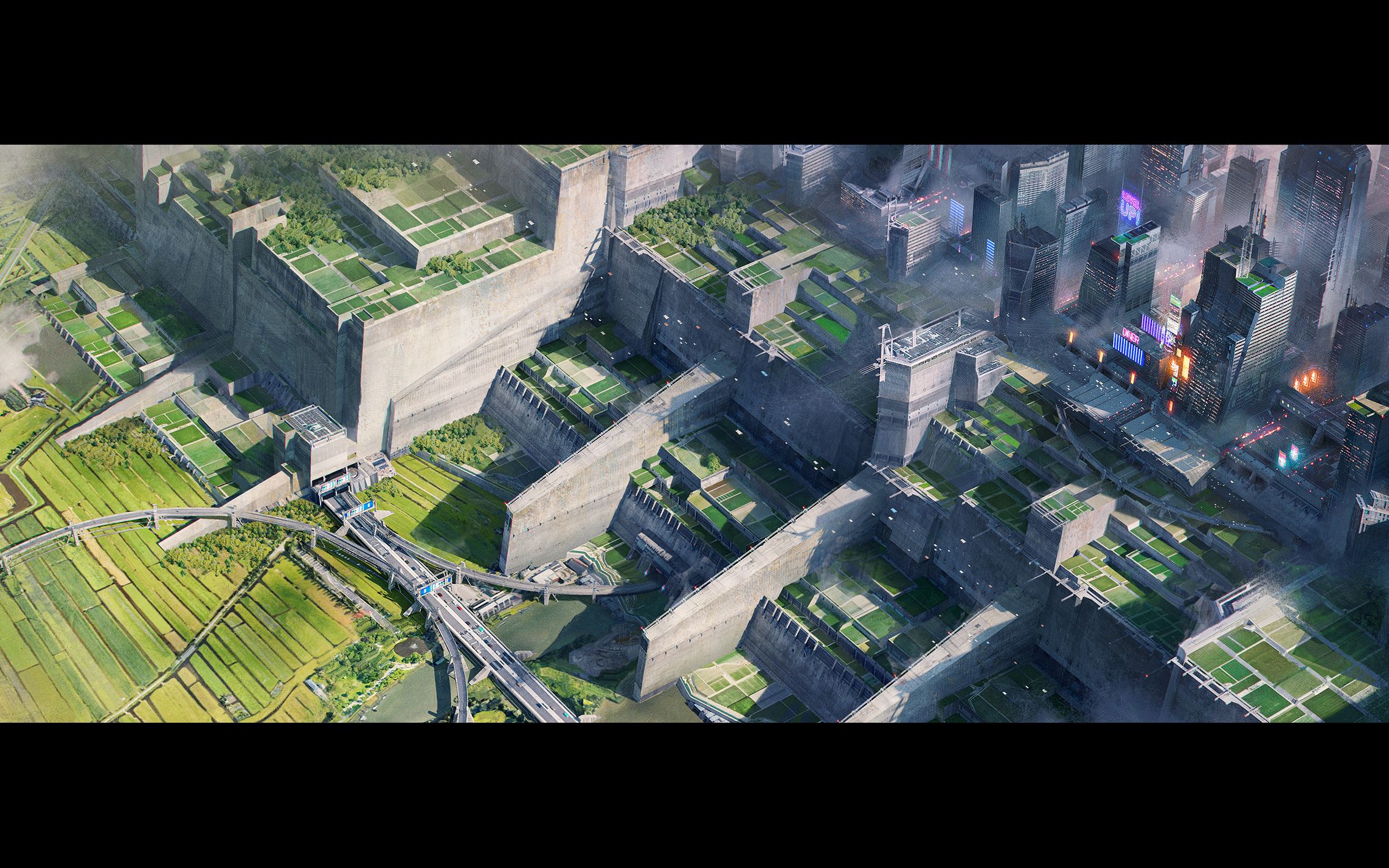 Blender教程城市概念设计Megacity分镜场景建模渲染【中文字幕】