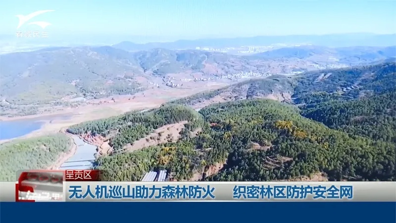 呈贡区 | 无人机巡山助力森林防火 织密林区防护安全网