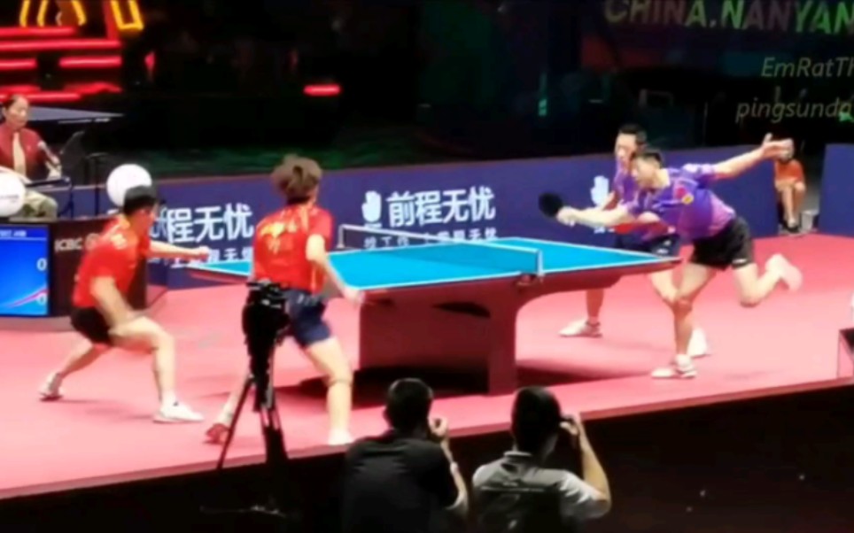 【观众视角】马龙/许昕vs樊振东/王楚钦 2021年南阳世乒赛直通赛 男双...