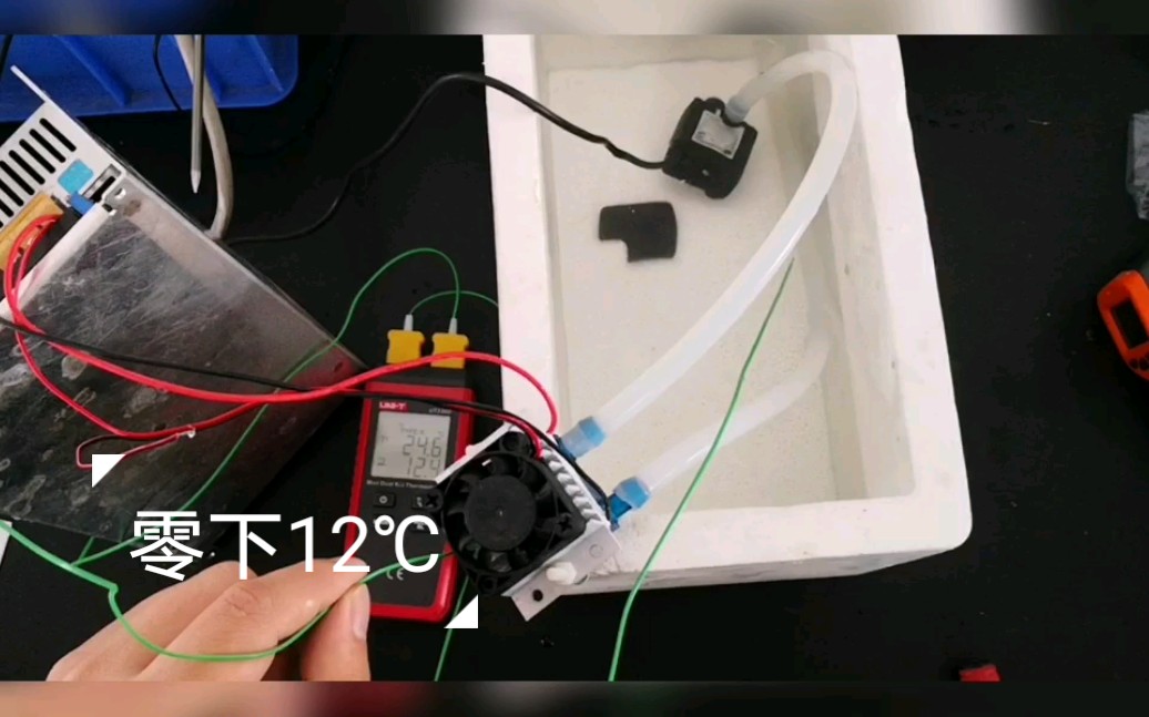 单核水冷散热制冷器的组装与使用测试