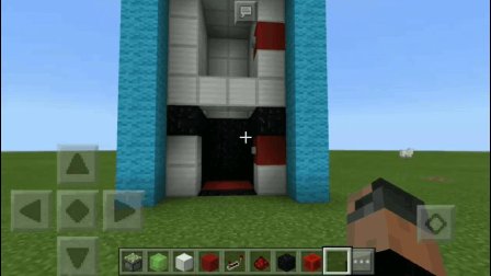 升降红石电梯 我的世界手机版红石教程