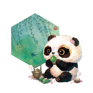 熊猫可爱的 