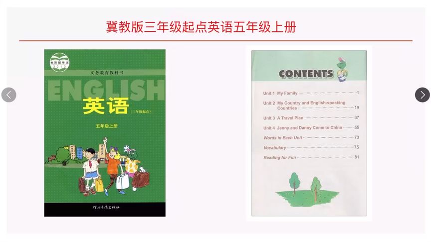 冀教版小学英语同步课堂,五年级上册Lesson2上