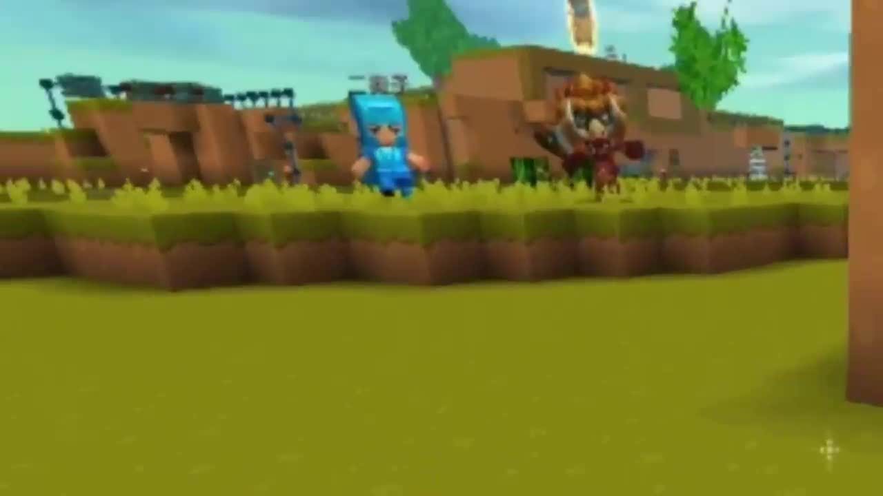 迷你世界:狗蛋刚做好陷阱,二狗子就将怪物带来了