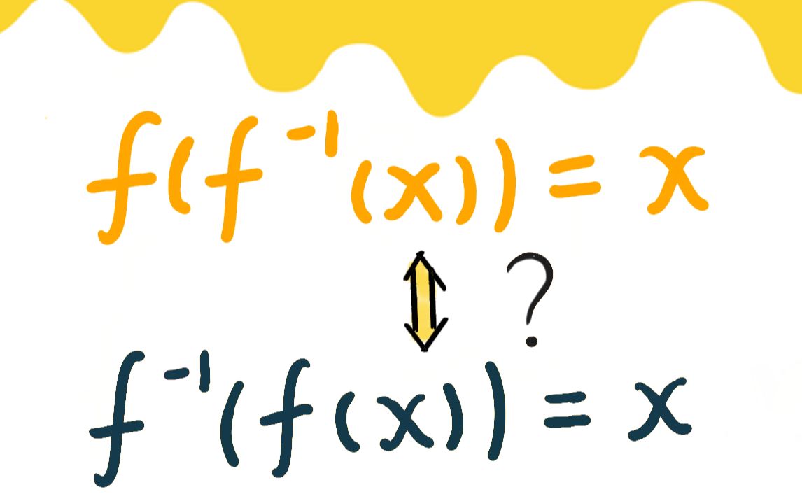 函数与反函数关系推导 Function and Inverse function relationship | 数学 ...