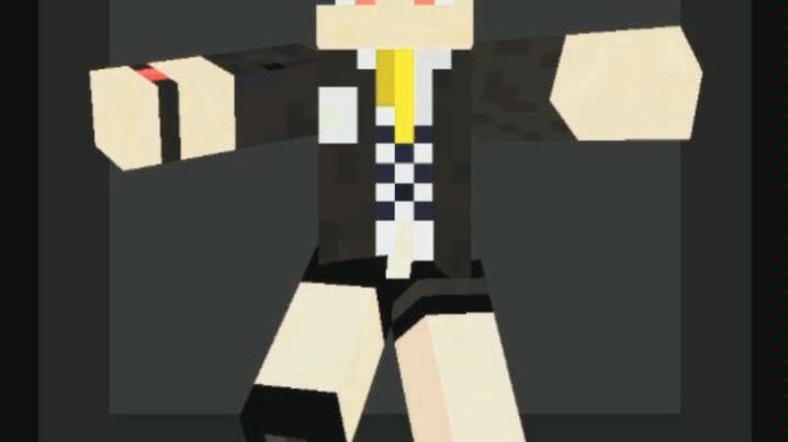 [被落寞的落寞]《我的世界》第一次制作3D皮肤/01