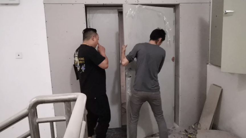 钢制防火门安装