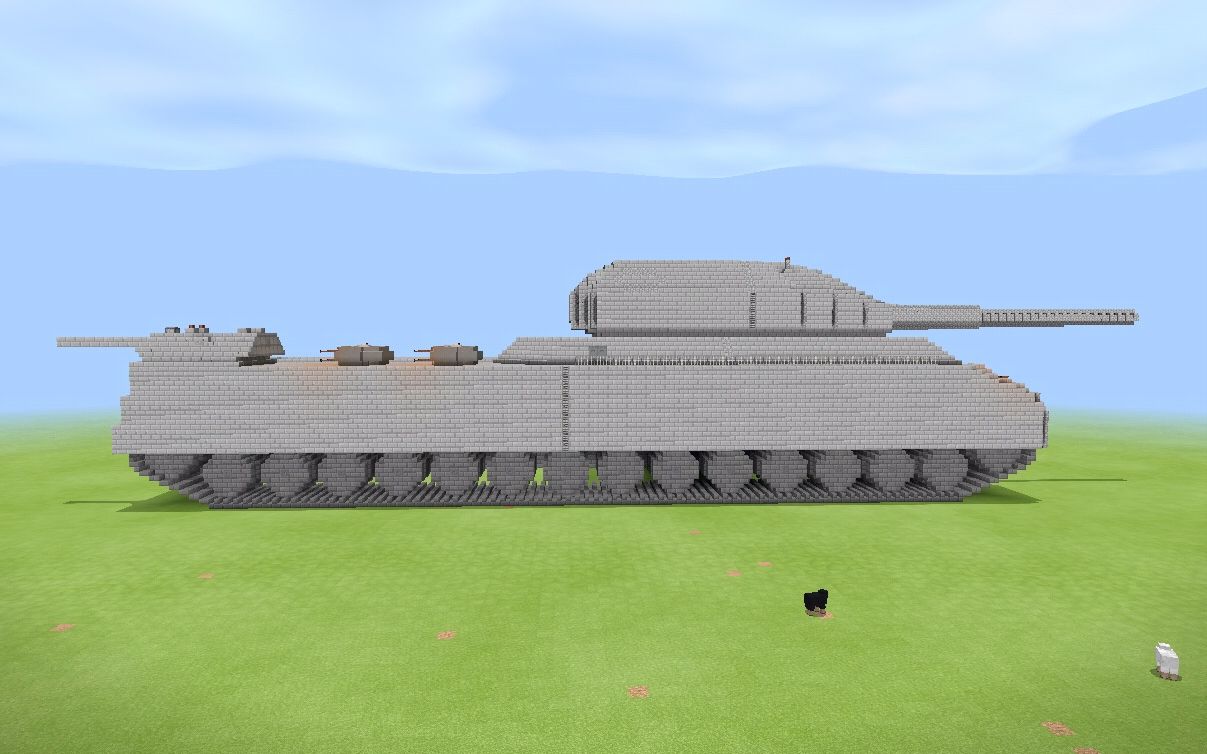 【我的世界 坦克载具】巨鼠坦克载具!