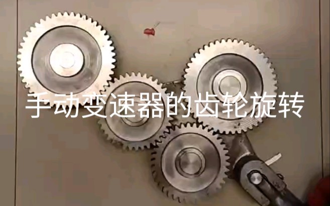 手动变速器的齿轮就是这样转动的。
