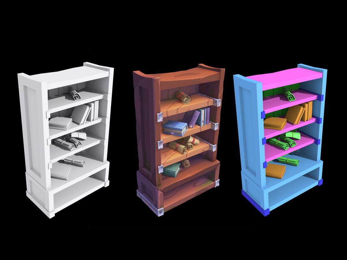 【3DMAX建模】15分钟教会你书柜模型制作,适合0基础入门案例