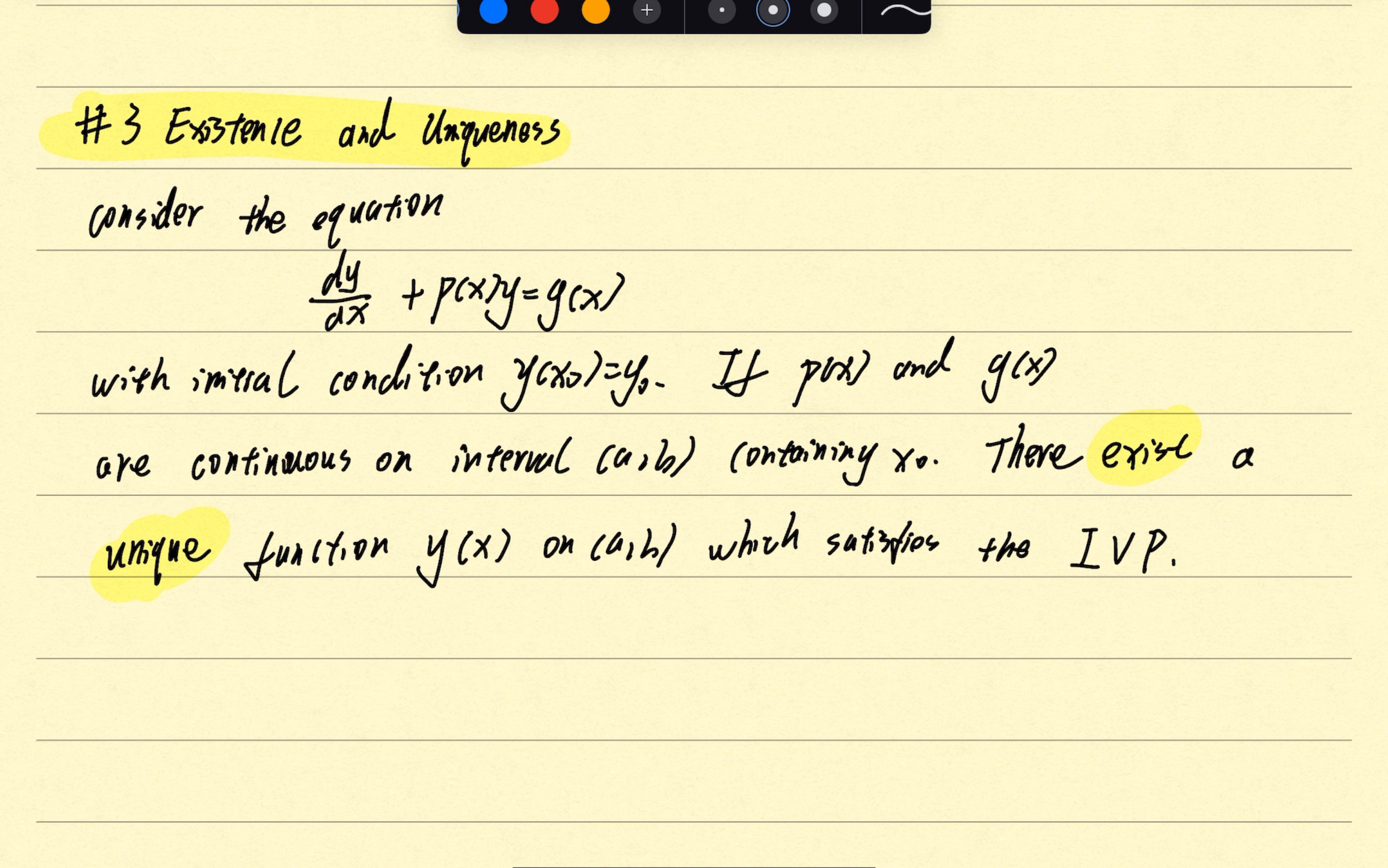 ...唯一性定理,伯努利方程,欧拉方法,exact equation,change of variable,