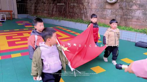富悦阳光幼儿园升旗仪式