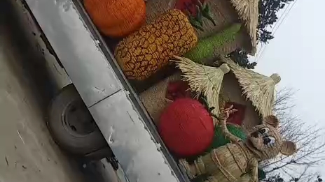 稻草粮仓装车发货 稻草工艺品制作 稻草卡通动物 草编农耕人物 手工...