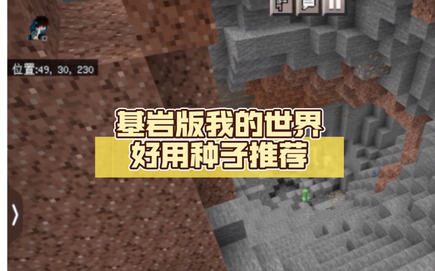 基岩版我的世界好用种子推荐(别在意封面)