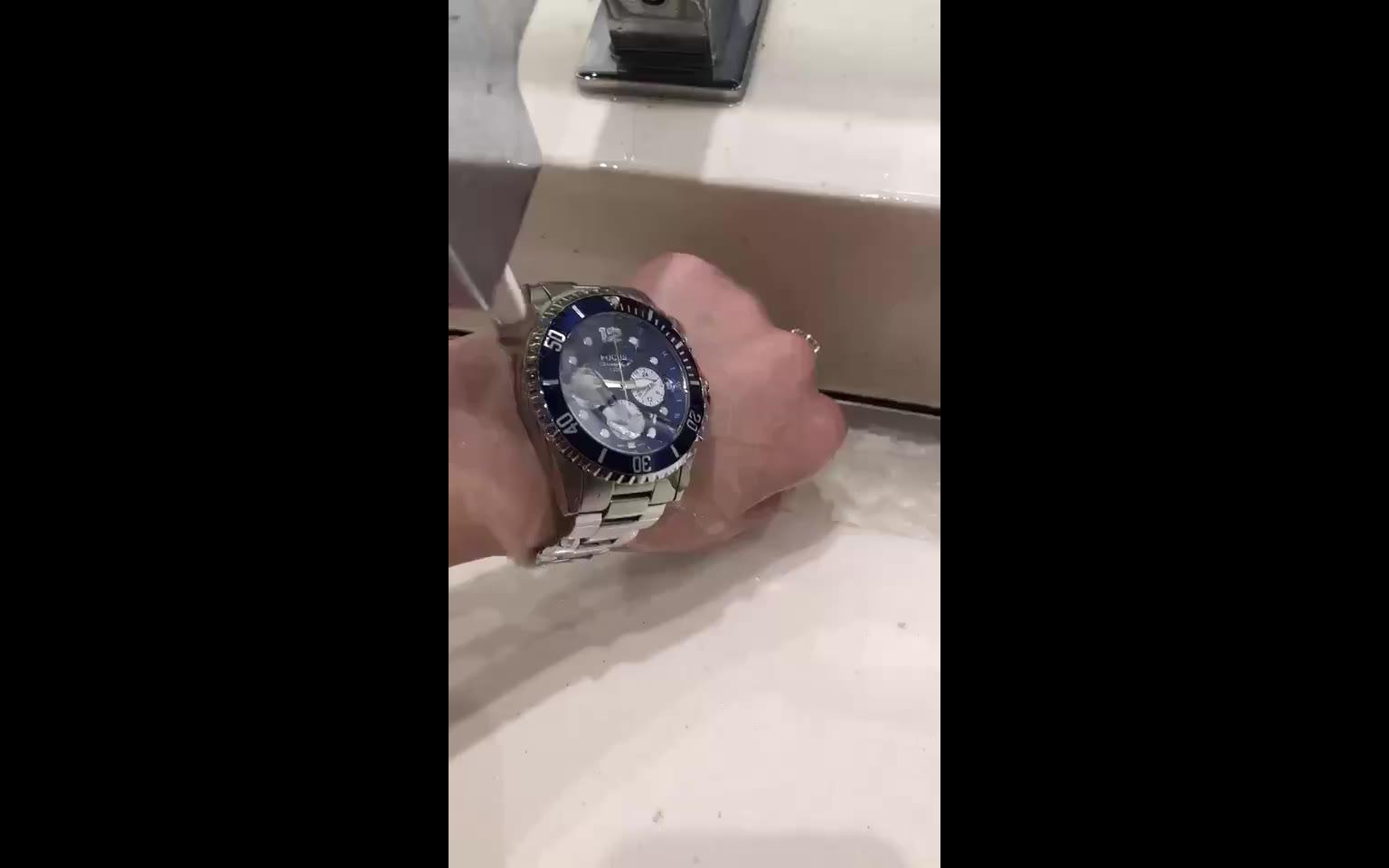 【买手表】+ 超高级质数 非常耐用 蓝宝石镜面 潮流指标 全不鏽钢壳 ...