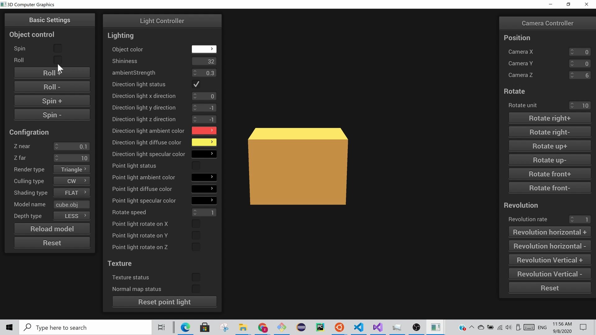 OpenGL作品展示起始