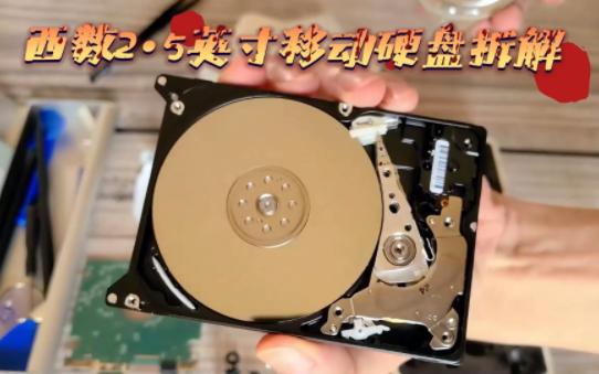 西数2.5英寸移动硬盘【半拆解】本想换易驱线的,然后因为接口问题...