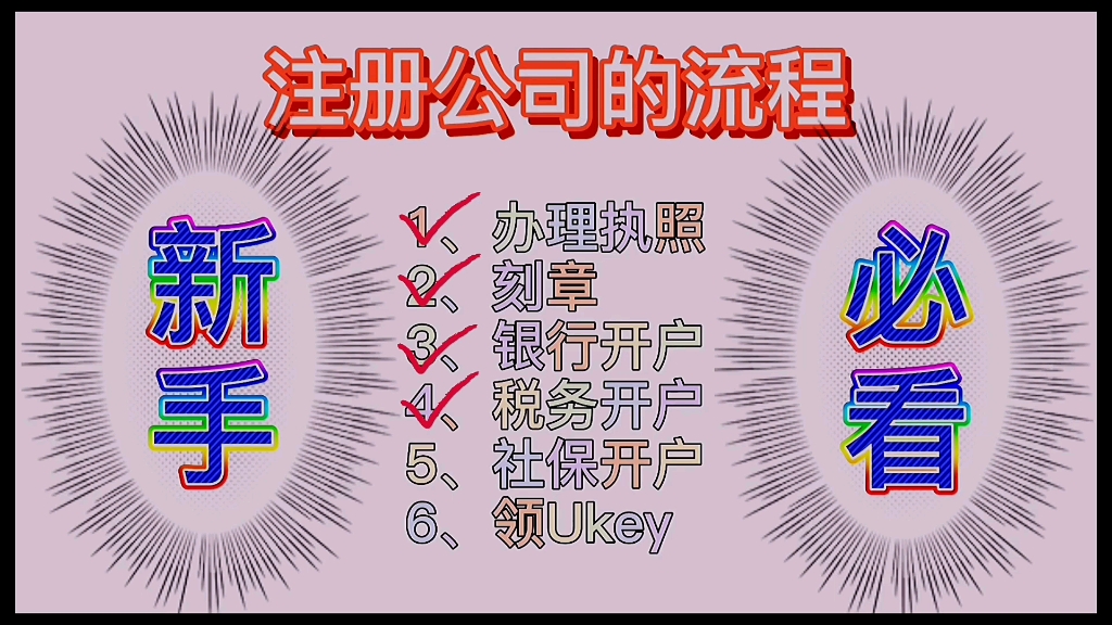 注册公司全流程,超详细指南