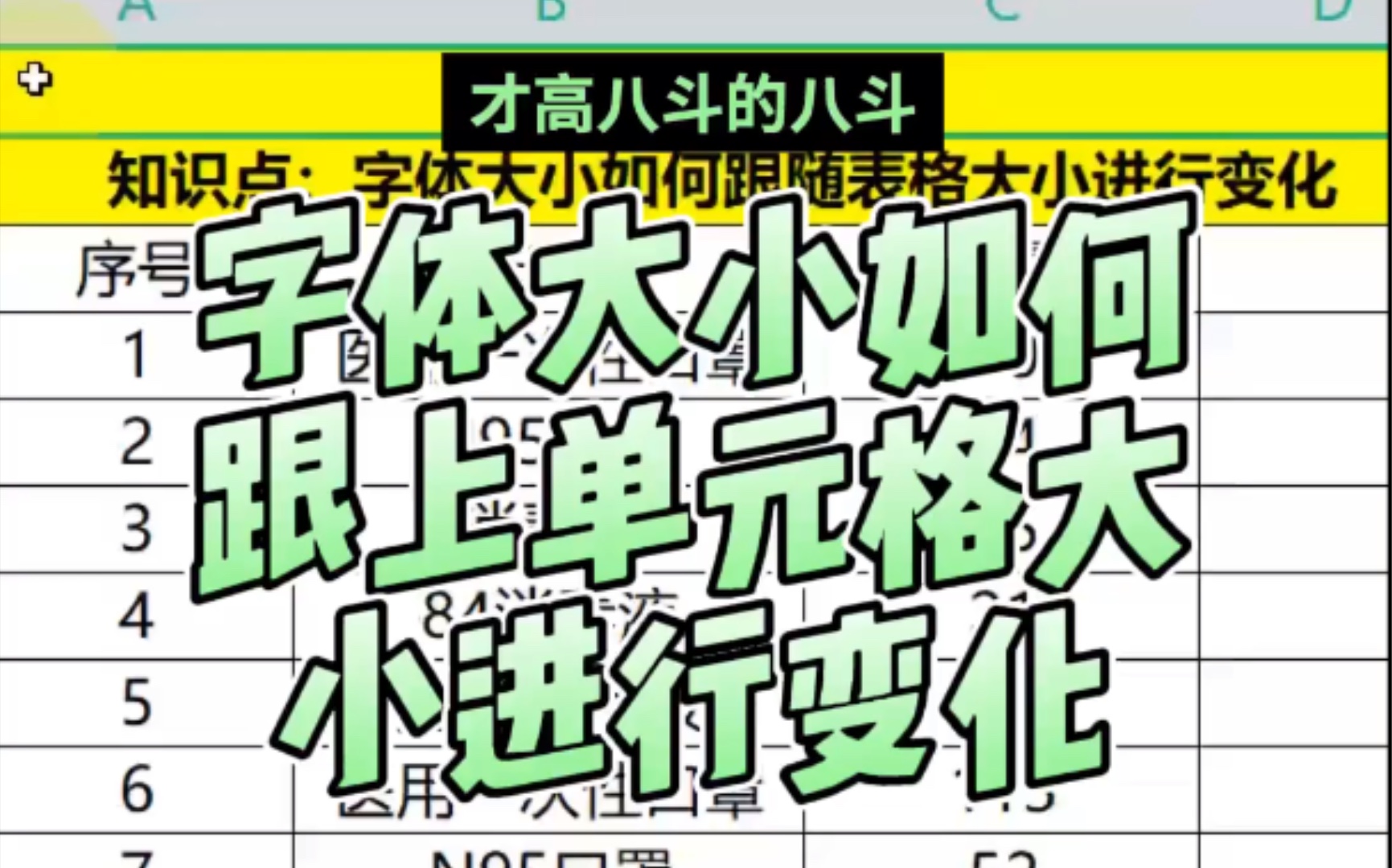 WPS中字体大小如何跟随单元格的大小而进行变化?