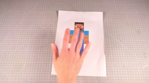 用普通粘土制作我的世界史蒂夫