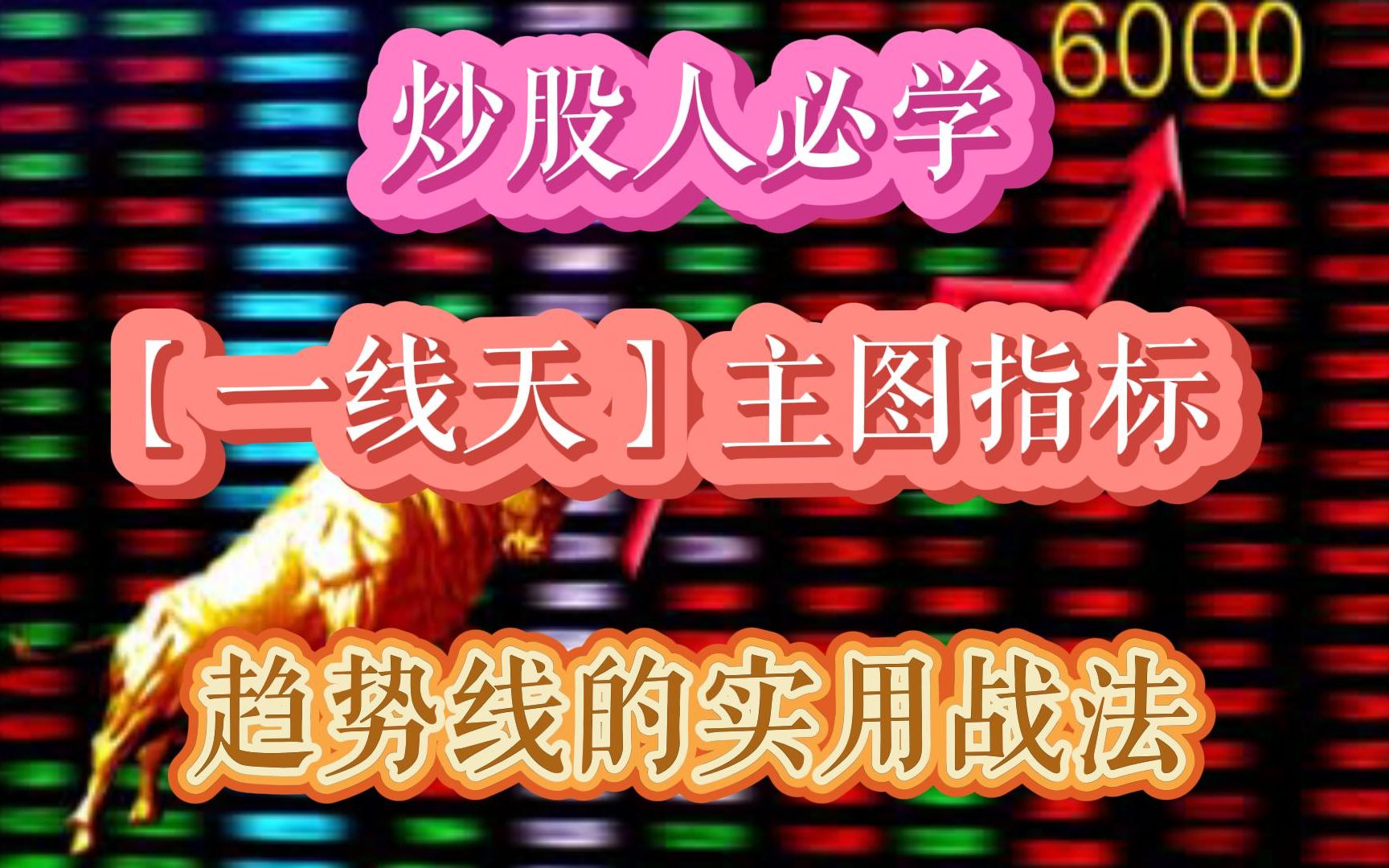 炒股人必学,一线天主图让你战无不胜的指标,趋势线的实用战法