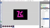 PS制作旋转字体教程