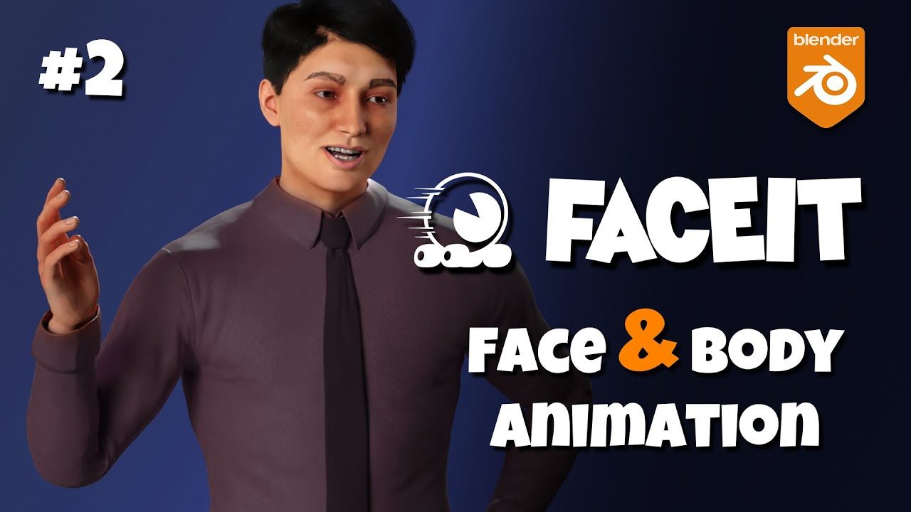 【中字】Blender Faceit面部绑定插件教学(下)