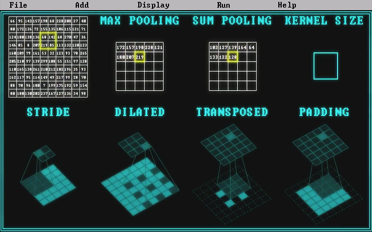 【卷积神经网络可视化】 从卷积层到池化层的可视化演示(中英双语字幕)