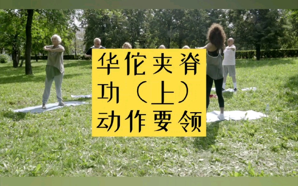 华佗夹脊功(上)动作要领