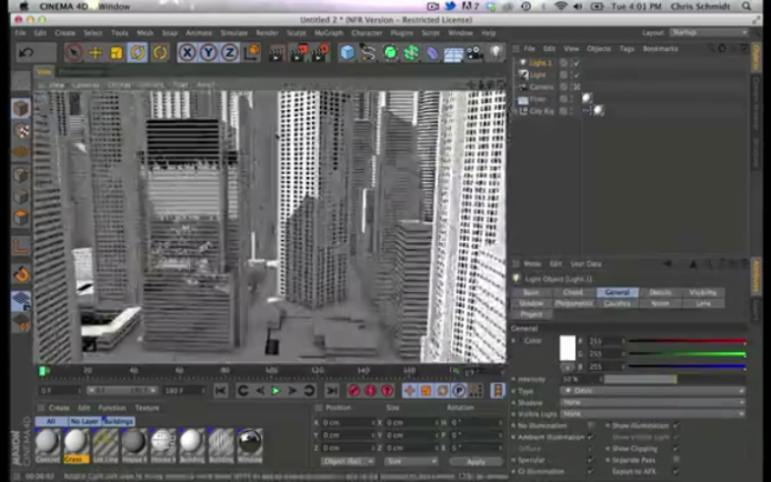 63.C4D素描和卡通风格5-水彩画教程-瀚森拓科技