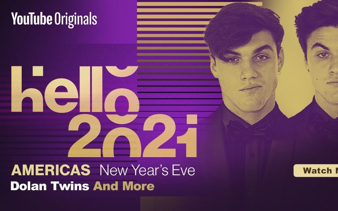 [CC字幕] Hello 2021 Americas - YouTube 跨年晚会回放