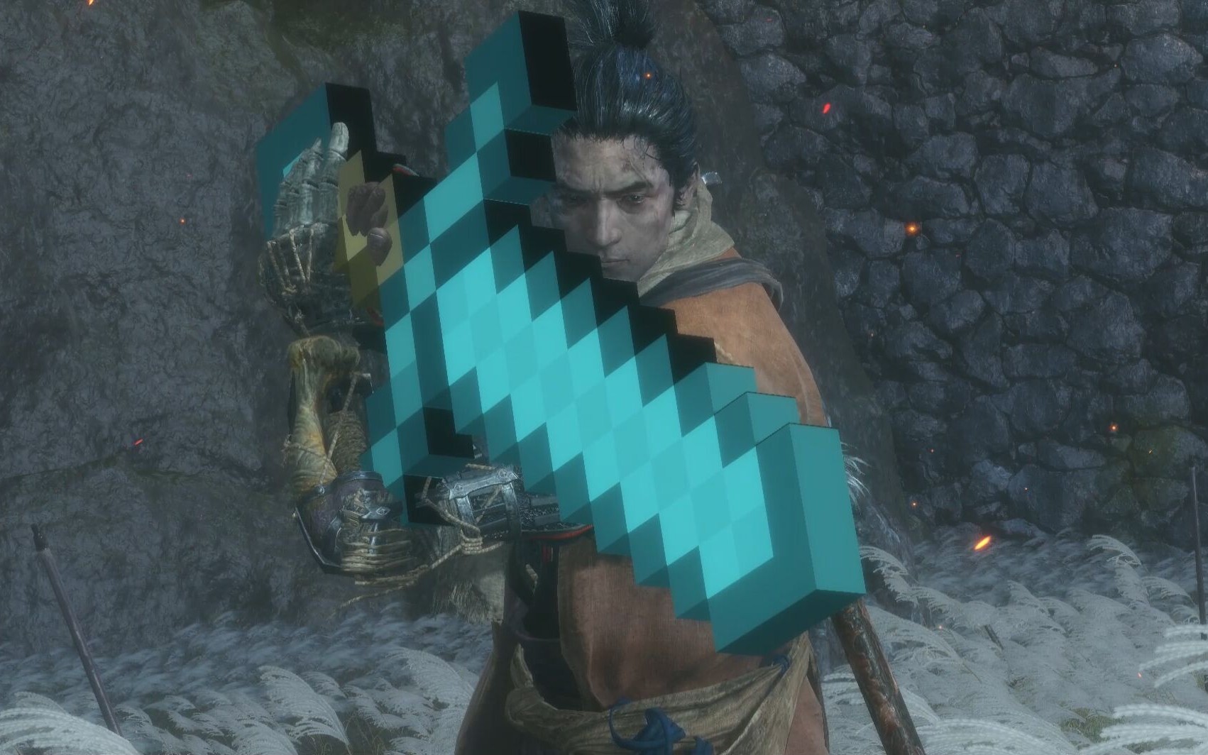 【自制MOD】《只狼:影逝二度》Minecraft钻石剑