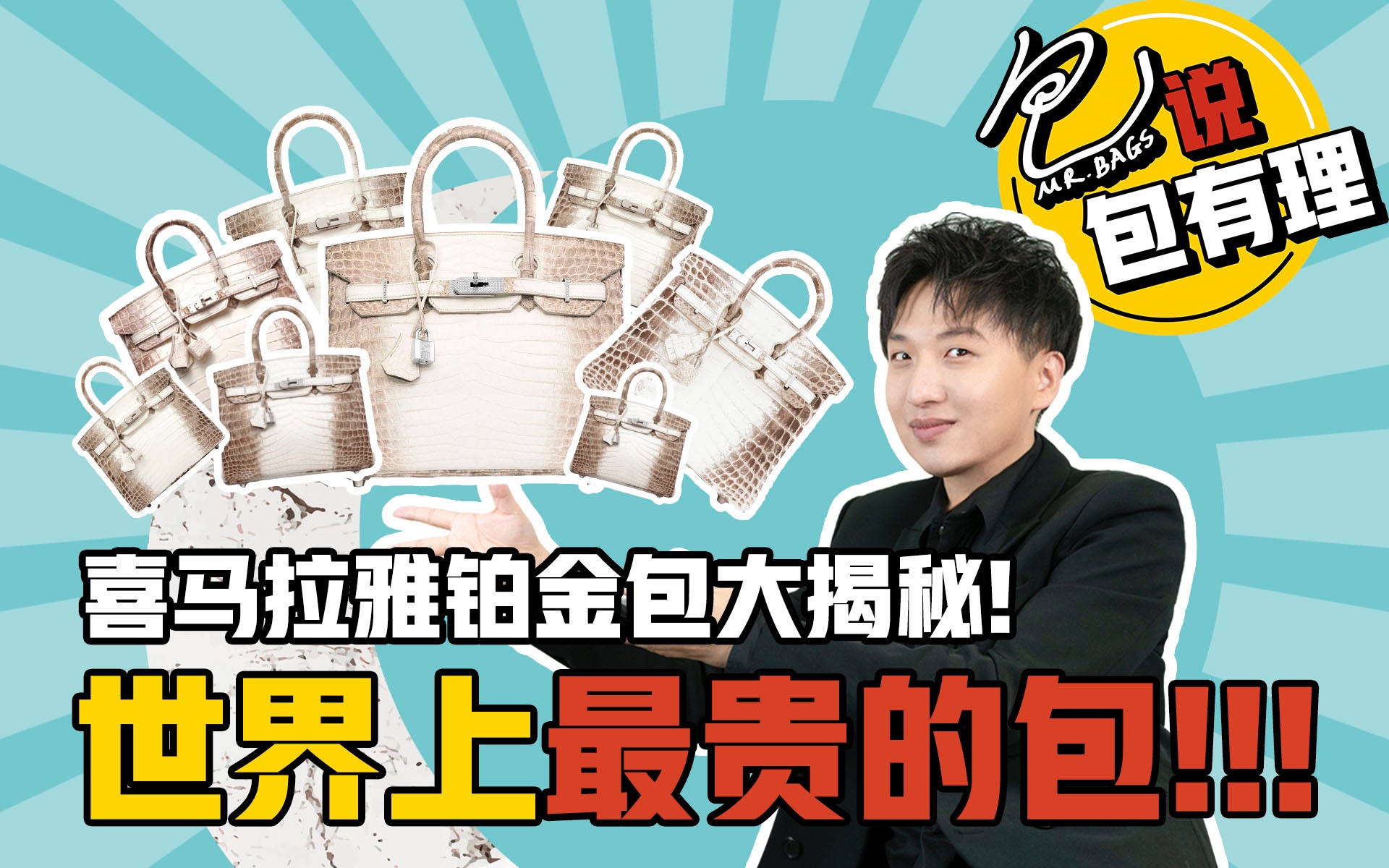 【包先生】包说包有理 | 爱马仕最贵铂金包大揭秘!喜马拉雅鳄鱼皮到底...